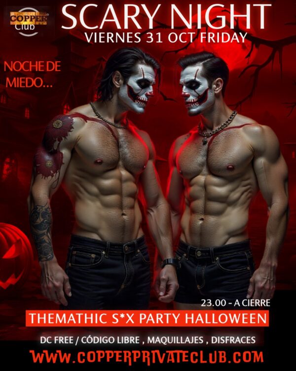 NOCHE DE MIEDO ( SCARY NIGHT). HALLOWEEN PARTY, LA FIESTA TEMÁTICA DE ...